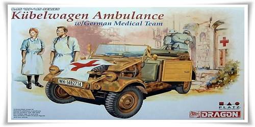 Revisión 238 [Kübelwagen Ambulance w/ German Medical Team – Dragon 1/35 ...