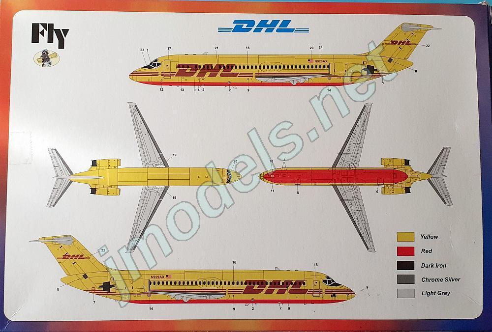 DC 9-30 «DHL» [Fly 1/144] – jmodels.net