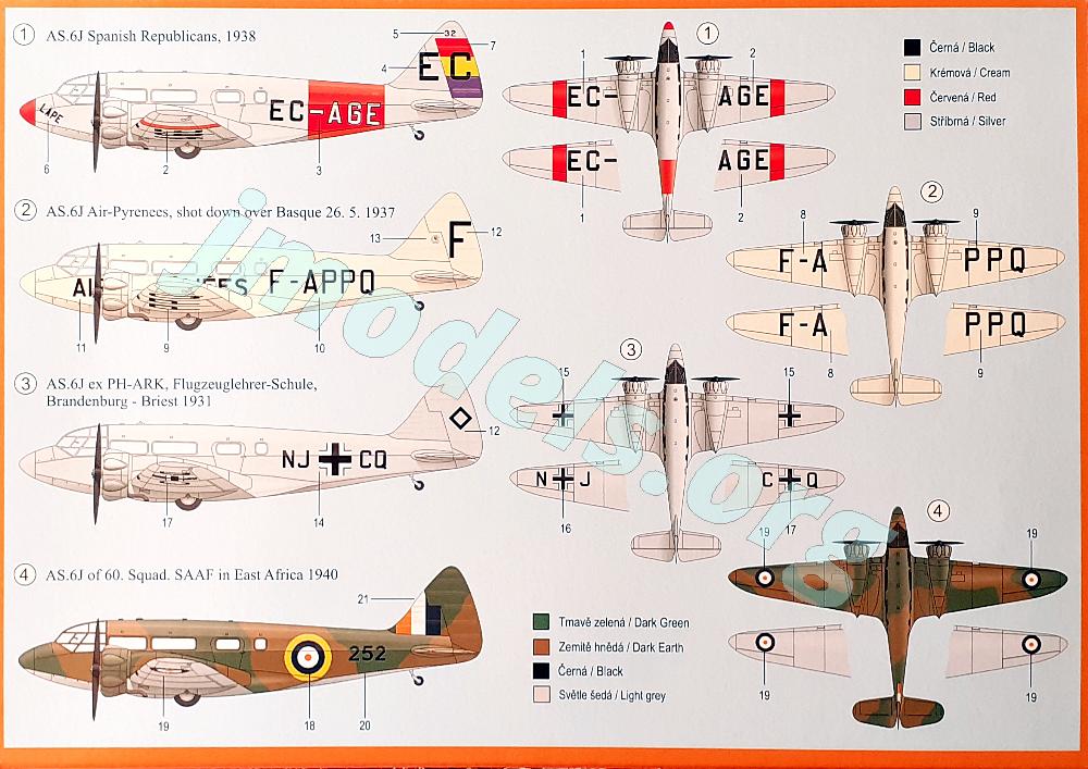 Airspeed Envoy [RS Models 1/72] – jmodels.net