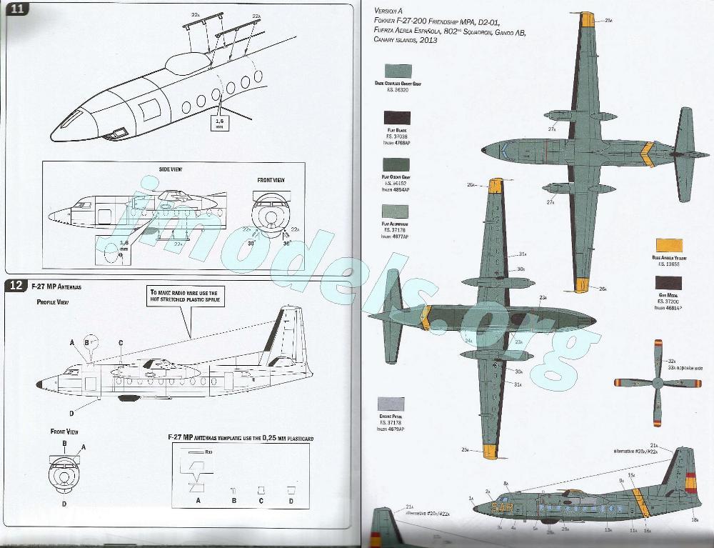 Fokker F-27 Maritime Patrol [Italeri 1/72] – jmodels.net