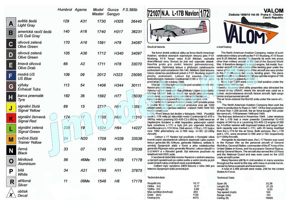 N. A. L-17B Navion (Personal Command Airplane) [Valom 1/72] – jmodels.net