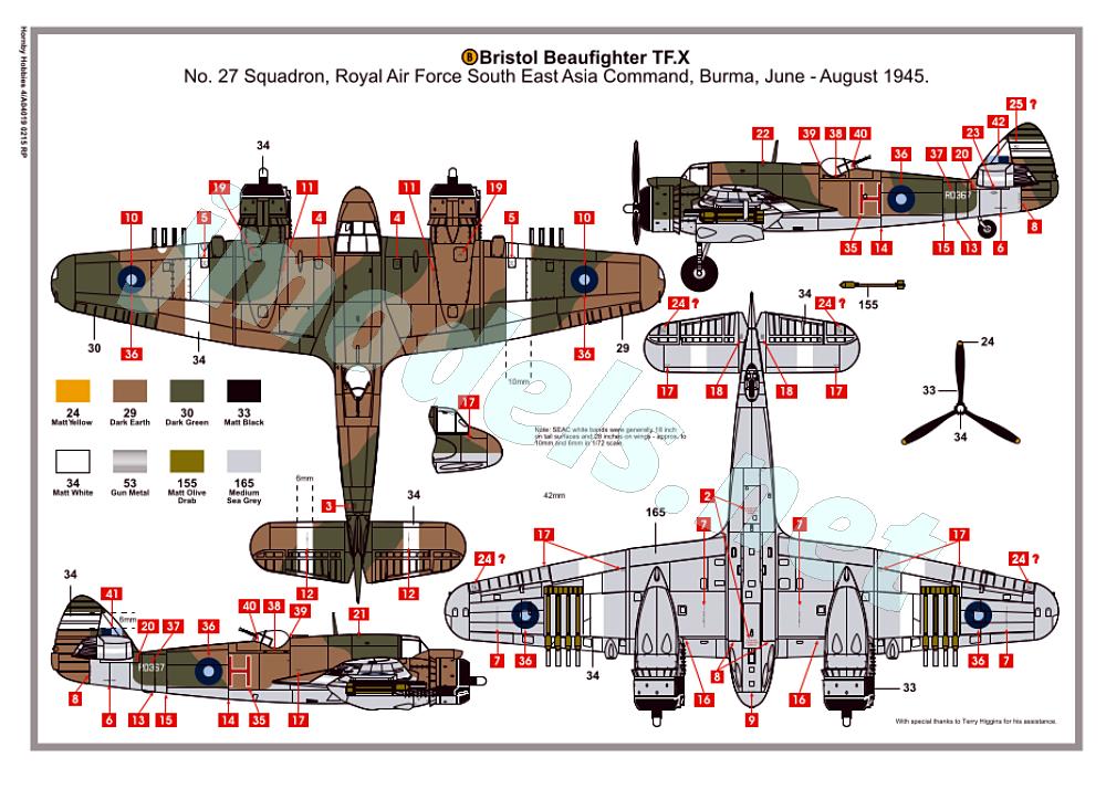 Bristol Beaufighter TF.X [Airfix 1/72] – jmodels.net