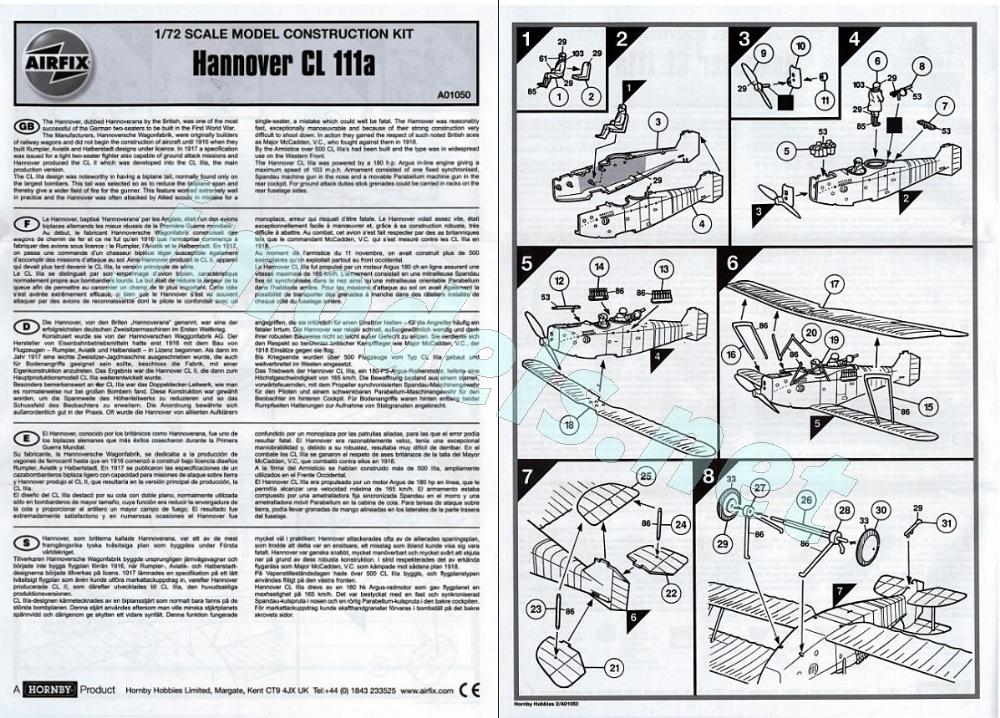 Hannover CL.111a [Airfix 1/72] – jmodels.net