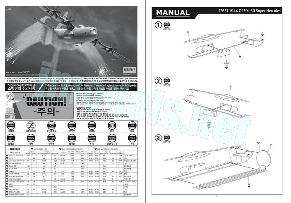 C-130 J-30 Super Hercules [Academy 1/144] – jmodels.net